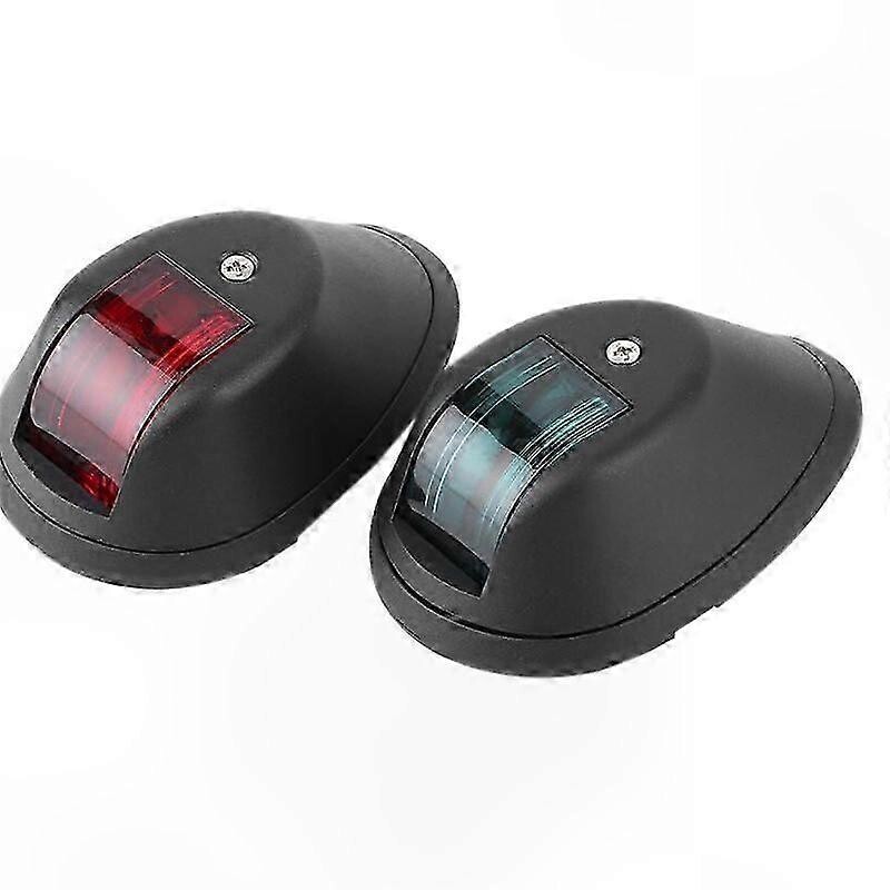 Marine LED Navigation Lights 2 Pack, DC12V-24V Red Port Green Starboard ...
