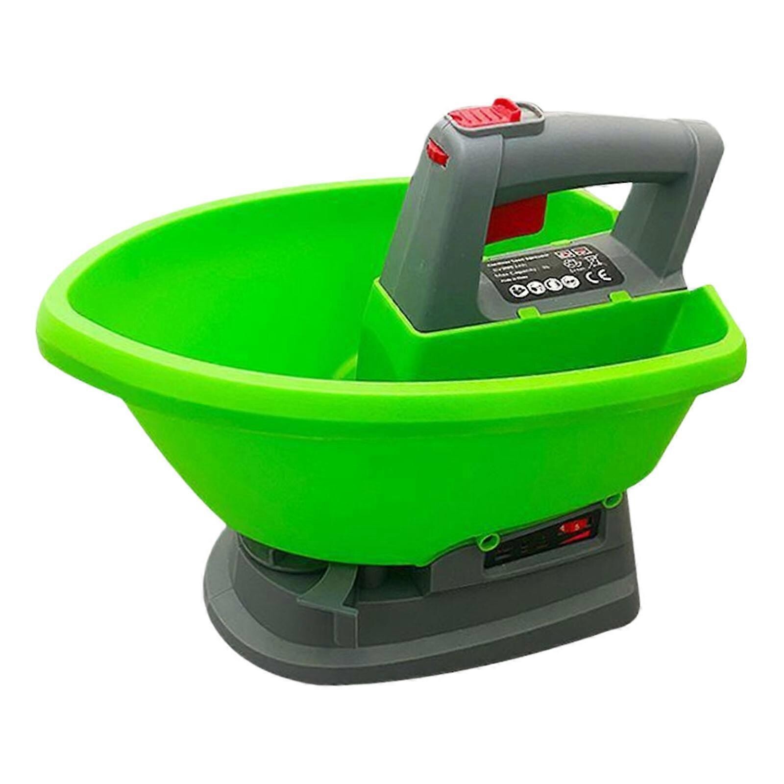 Electric Handheld Seed Spreader 7 Adjustable Speeds 3L Hopper 4.5H ...