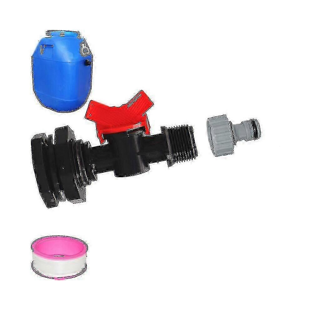 IBC Tank Adapter Valve S60x6 & 3/4 Inch Faucet, Compatible with 1000L ...
