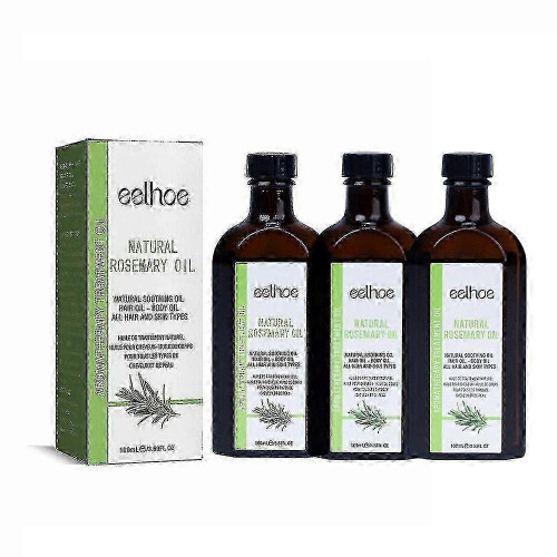 1-3Pcs 100ml Rosemary Oil for Hair Growth & Skin Natural & Vegan on OnBuy