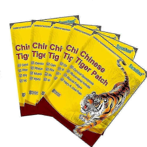 40 Piece Tiger Patch Chinese Herbal Plasters Heat Therapy Pain Relief ...