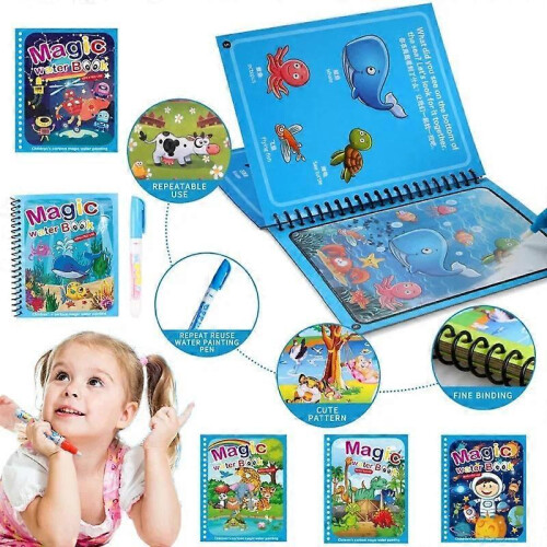 (Fruits) Drawing Coloring Pages for Kids Magic Water Book with Pencil 2 ...