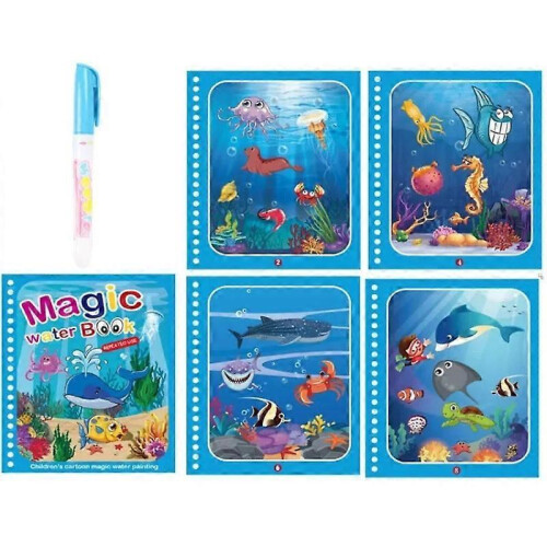 (Fruits) Drawing Coloring Pages for Kids Magic Water Book with Pencil 2 ...