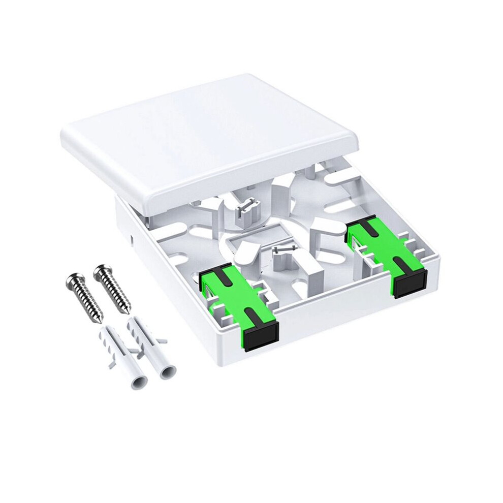 Fiber Panel Box Enclosure 2 Core Fiber Optic Terminal Distribution ...
