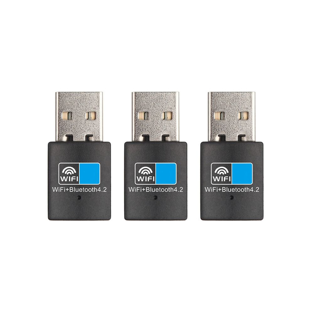 3X USB Wifi -Compatible Adapter V4.2 Wireless Network Card Wifi Antenna ...