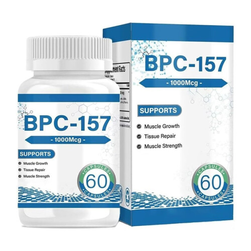 60Pcs BPC 157 Peptide Capsules,BPC 157 Peptide Capsules Oil for Skin ...
