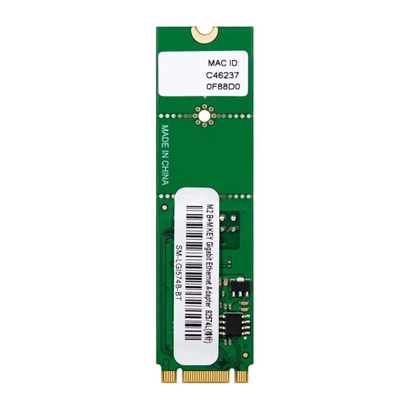 Carte Réseau Ethernet Gigabit M2 B+M KEY 10/100/1000 Mbps RJ45 LAN NIC ...