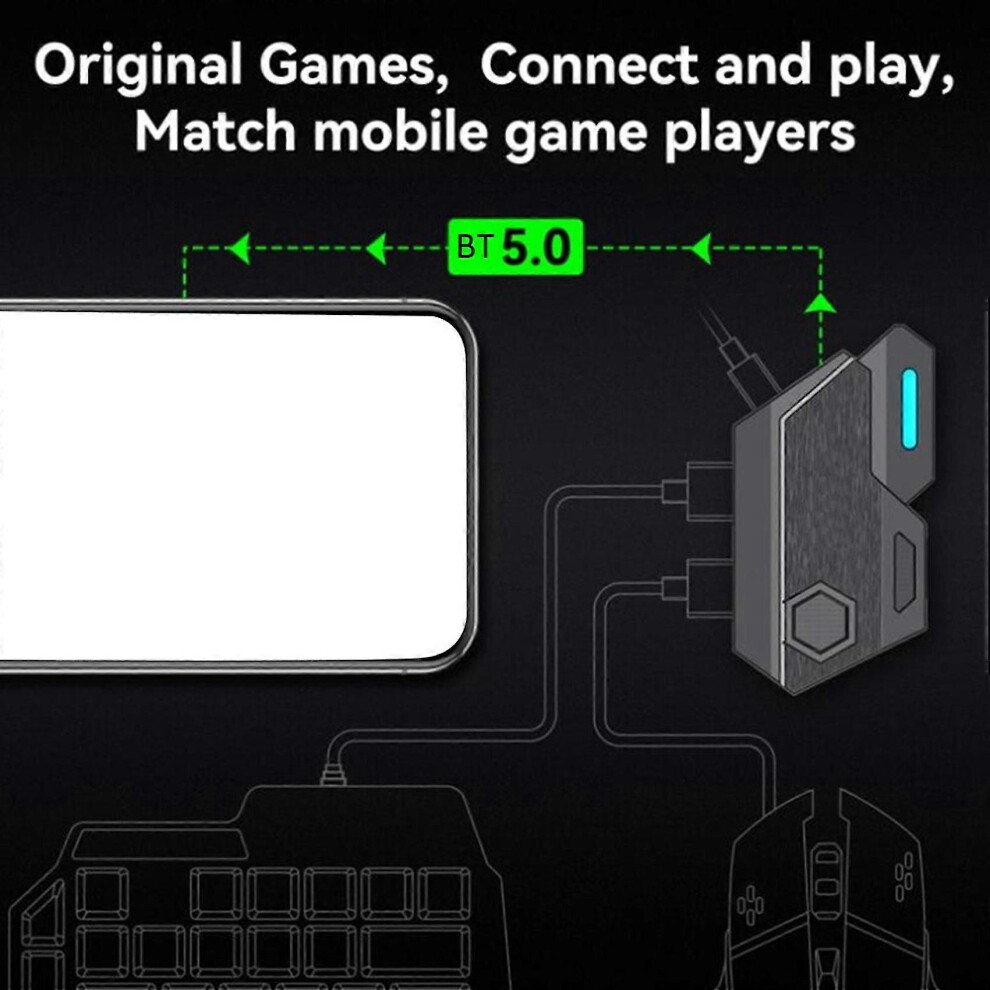 Gamepad Mobile for PUBG Controller Gaming Keyboard Mouse Converter ...