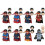 (8pcs-B) DC Superhero Minifigures Superman Batman Joker Robin Building ...
