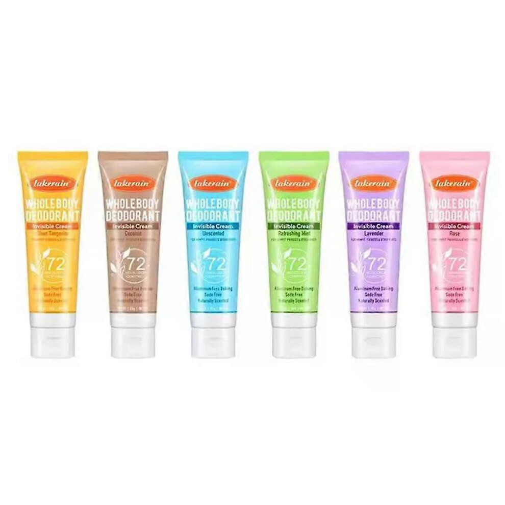 (6, 85g) Crème déodorante pour le corps entier, protection contre les ...