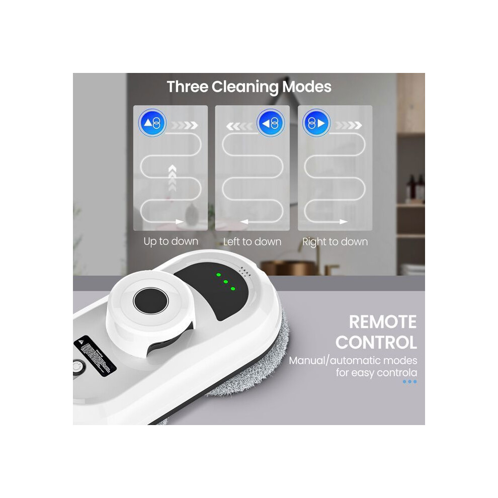 Robot lave-vitres automatique, aspiration de 5600 Pa, système de ...