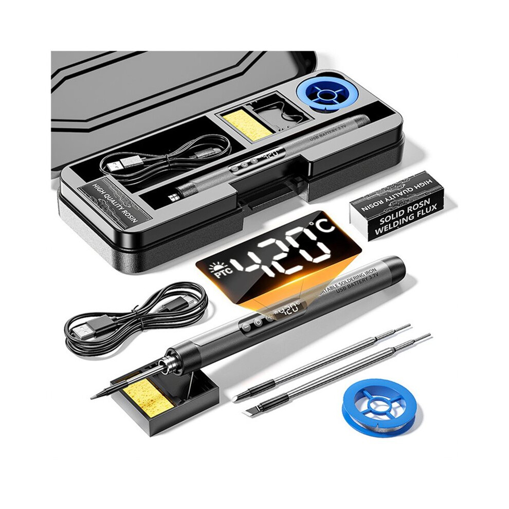 Soldering Iron Kit LED Digital Display Iron Type-C Interface Wireless ...