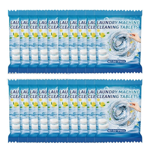 20pcs Washing Machine Detergent Tablets Deep Cleans Stubborn Dirt ...