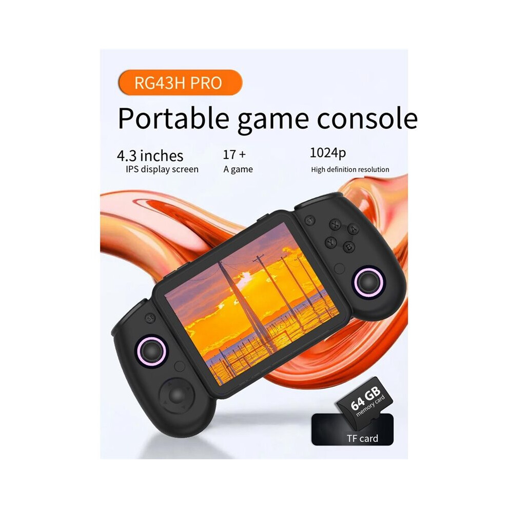 RG43H Pro Console de Jeu Portable Rétro Écran IPS de 4,3 Pouces ...