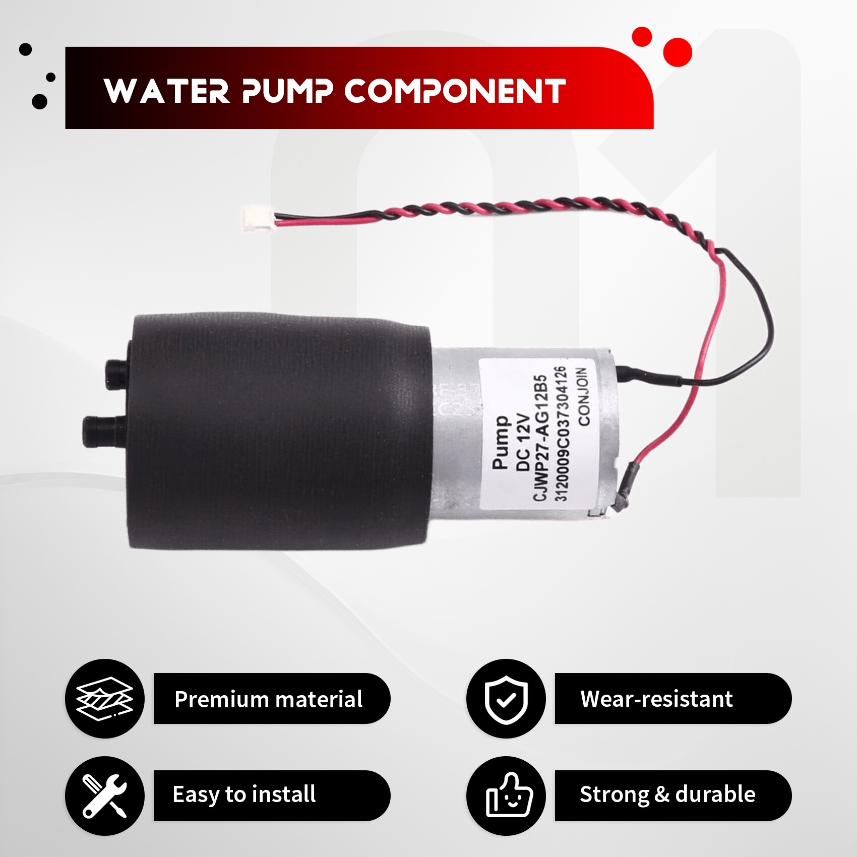 Auto-Empty Dock Water Pump for S8 MaxV Ultra, High-Quality Replacement ...