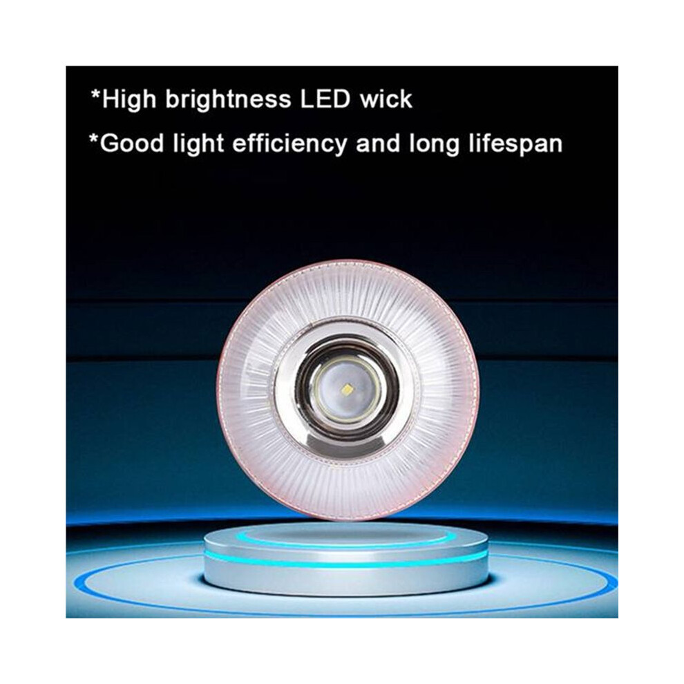 3PCS LED Car Emergency Beacon Light USB Rechargeable Magnetic Induction ...