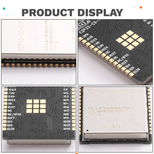 ESP32-C5-WROOM-1 Module 2.4 & 5 GHz Dual-Band Wi-Fi 6+BLE 5 Compact ...