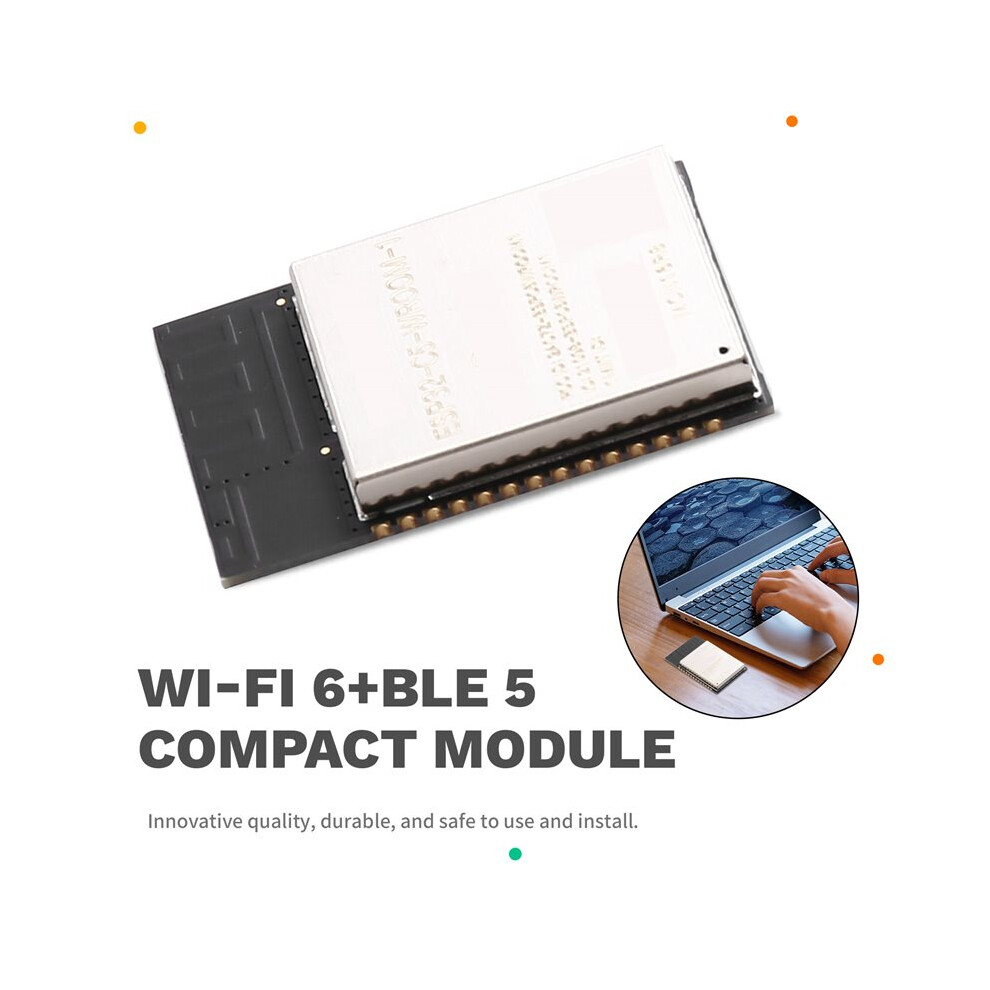 ESP32-C5-WROOM-1 Module 2.4 & 5 GHz Dual-Band Wi-Fi 6+BLE 5 Compact ...
