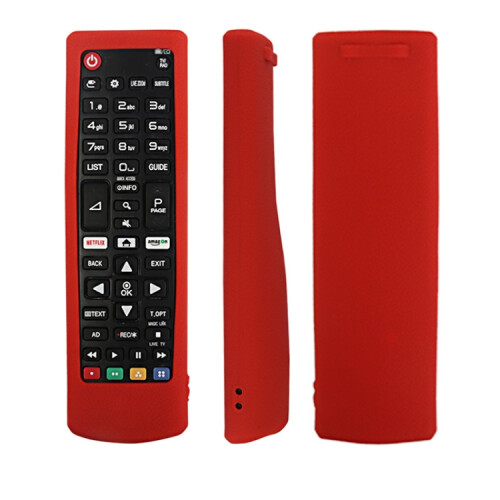 Lg Compatible Remote Control Drop Protection Case (Red) - 2 Pieces ...