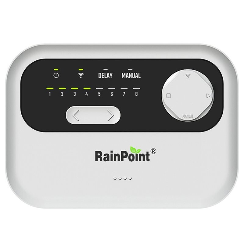 Rainpoint WiFi Irrigation Controller 8-Zone for Home Garden Watering ...