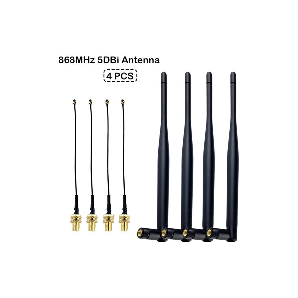 4PCS for LoRa Antenna Kit 868MHz 5dBi for SMA Male for IPX for ...