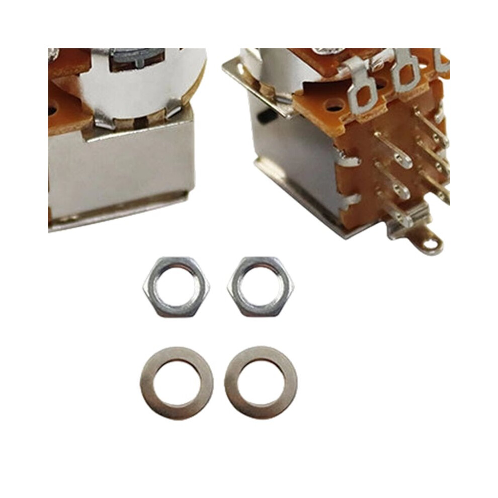 2 Stück Ohm-Push-Pull-Potentiometer Messing Metrisch Geteilte ...