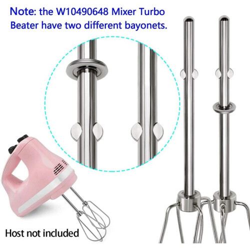 W10490648 Turbo-Rührbesen für Handmixer - Ersetzt die Aufsätze - zum ...