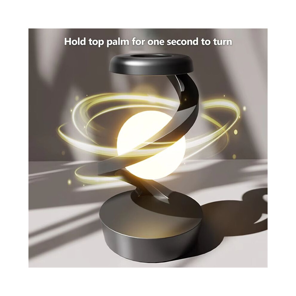 Veilleuse LED Rotative à 360 avec Chargeur Sans Fil, Rechargeable ...