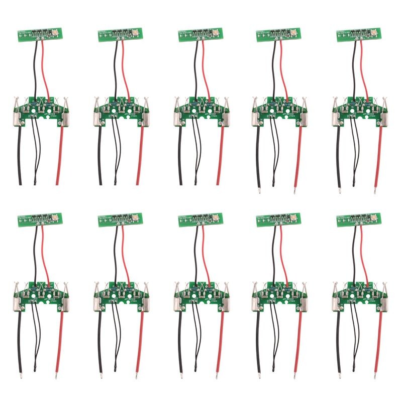 10X BAT610 18V Lithium-Ion Battery PCB Charging Protection Circuit ...