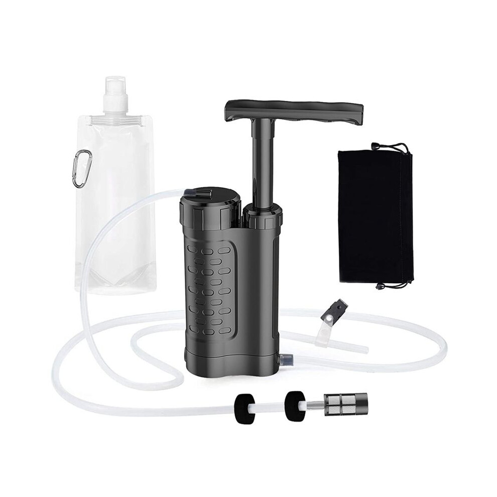 Outdoor Emergency Personal Water Filter 4-Stage Filter System Portable ...