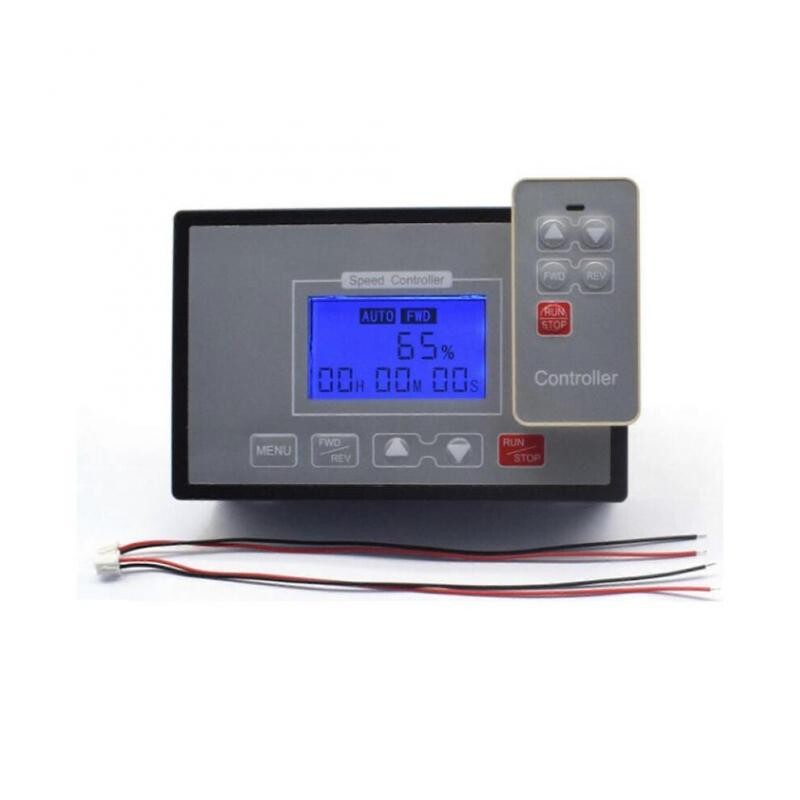 60A PWM DC Motor Speed Controller with LCD Display and Remote Control ...
