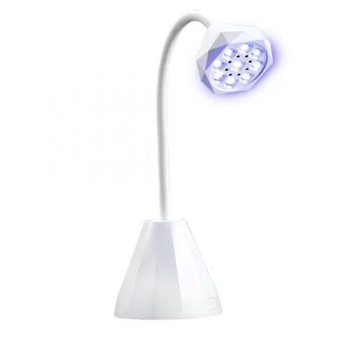 UV LED Nail Lamp Cordless Fast Curing, Rechargeable Gooseneck Flash ...