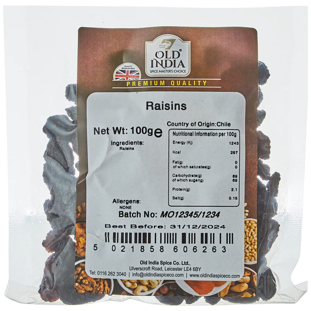 Old India Raisins 100g on OnBuy
