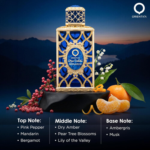 (Monarch) Orientica Royal Collection Noble Eau De Parfum 2.7 oz fl ...