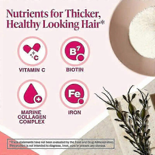 (1box) Hair Growth Supplements for Women, Thicker Fuller Hair Support ...
