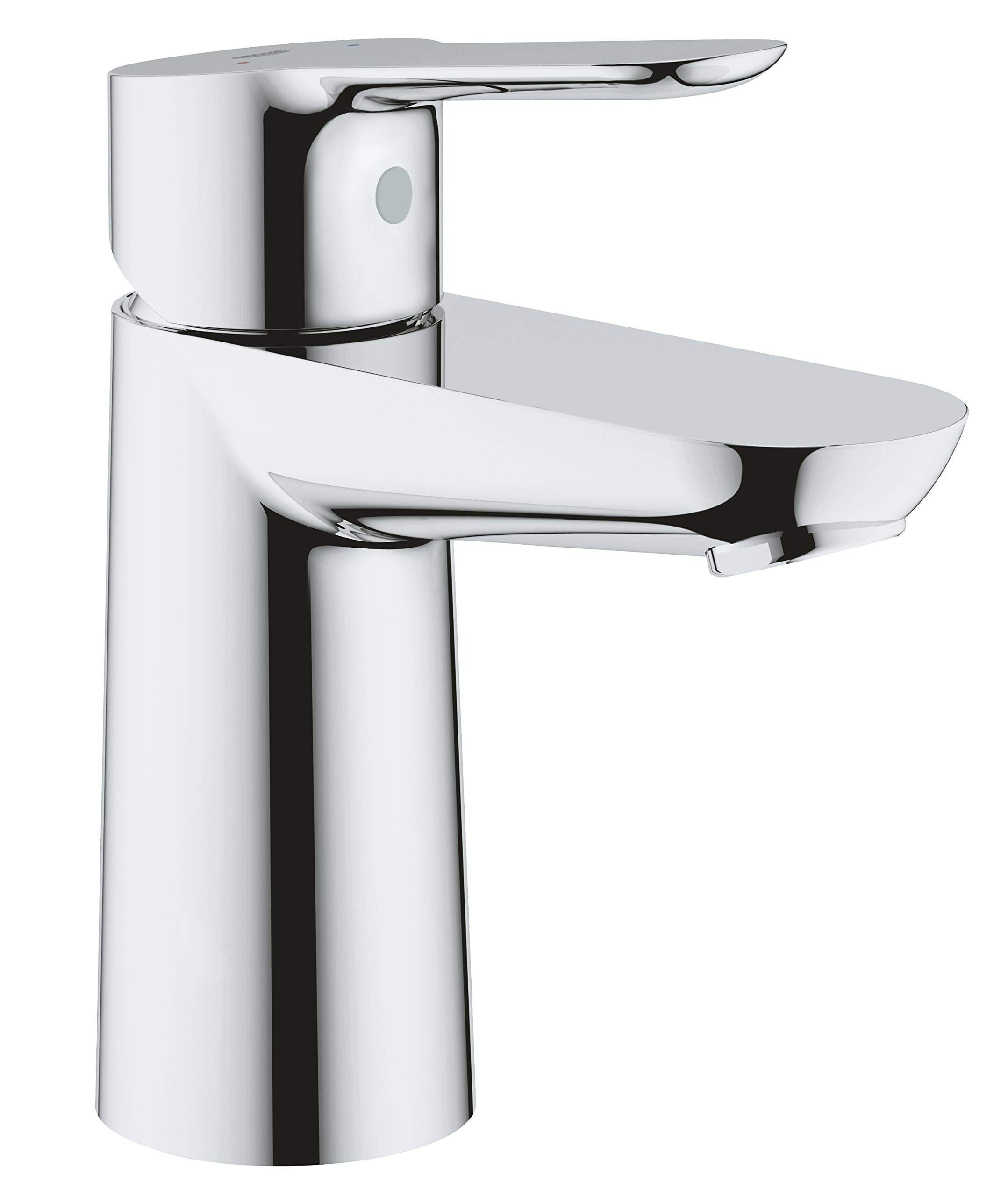 GROHE BauEdge - Smooth Body Single-Lever Basin Mixer Tap (1-Hole ...