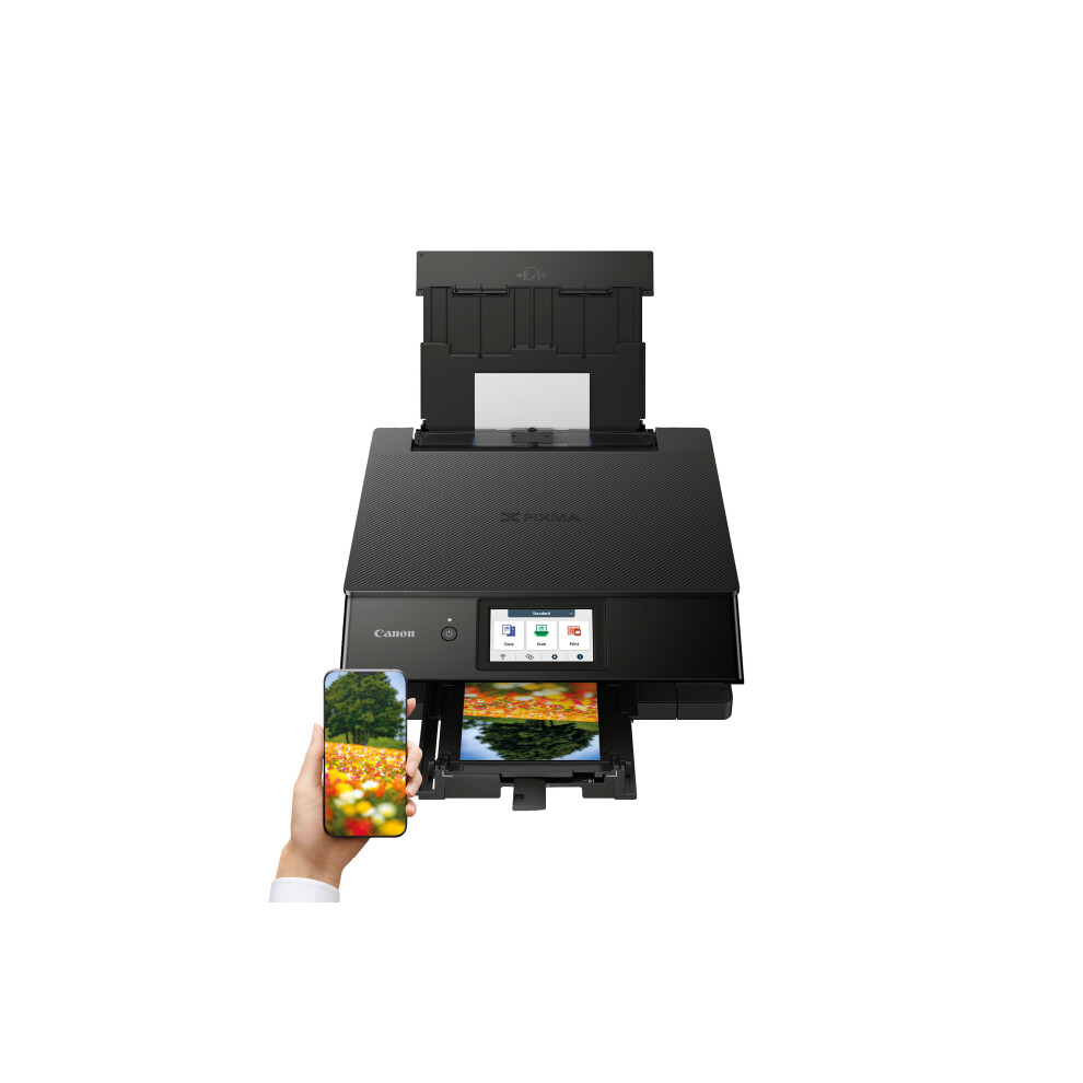 Canon PIXMA TS8750 A4 3-in-1 Wireless Colour Inkjet Printer TS8750 BK ...