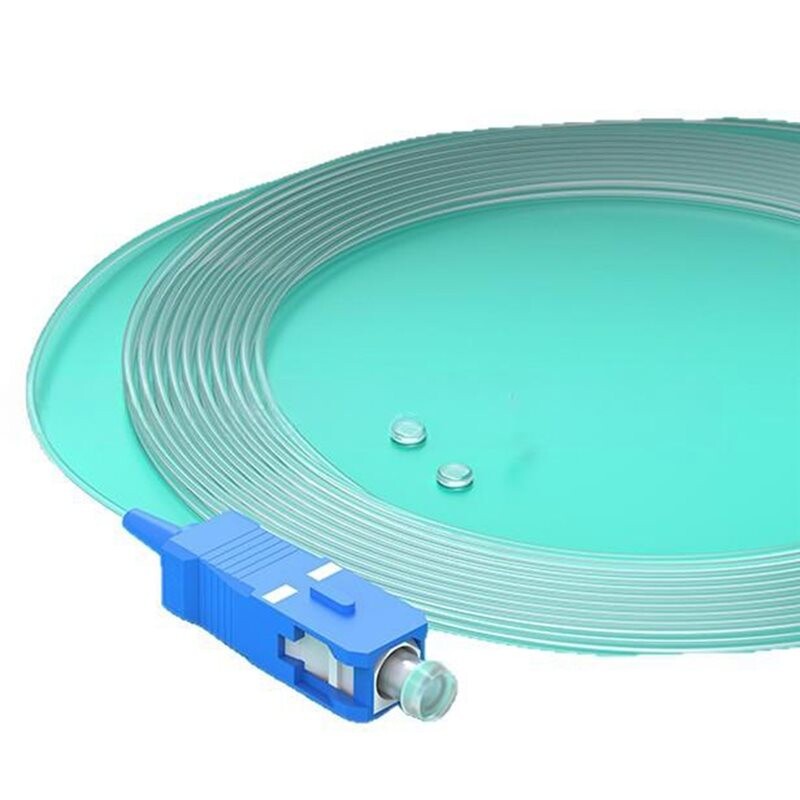 LC UPC APC Indoor Transparent Fiber Optic Cable Invisible Singlemode ...