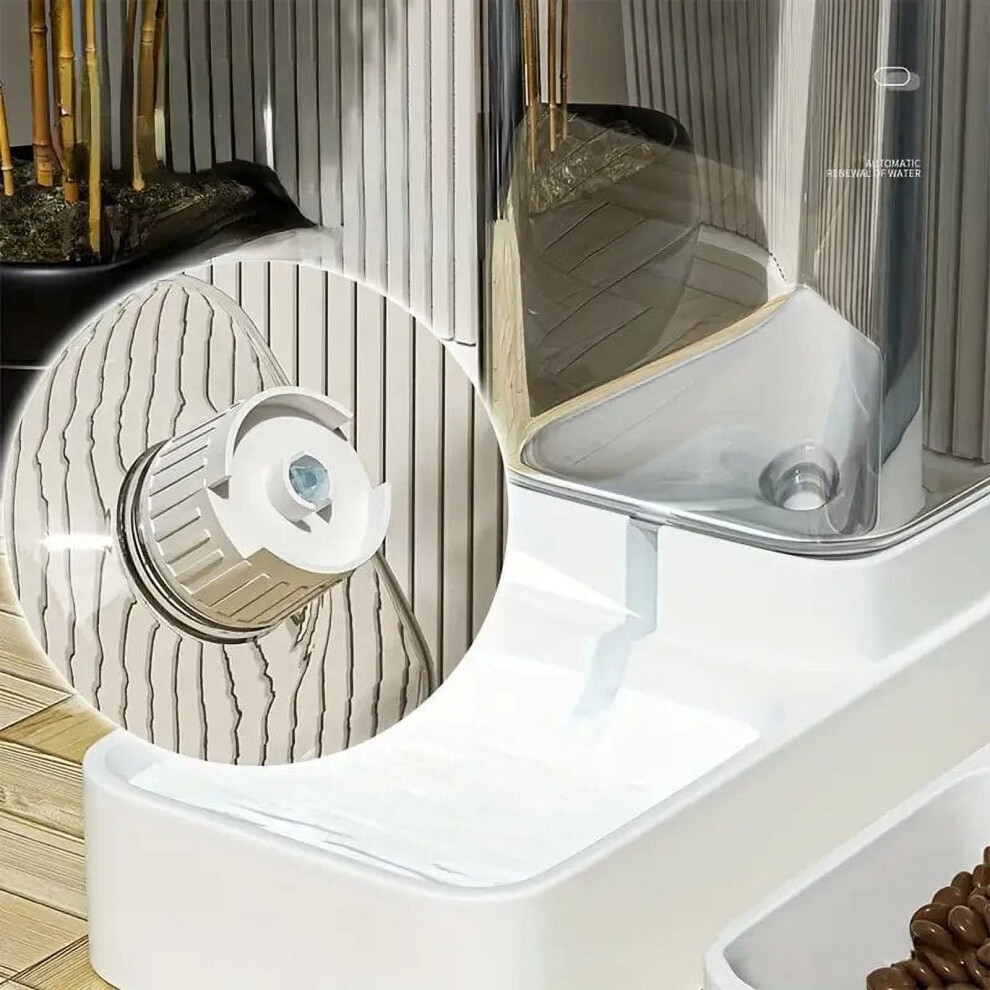 1pc/2pcs Automatic Dog Feeder/Water Dispenser, Plastic Gravity Dog Food ...