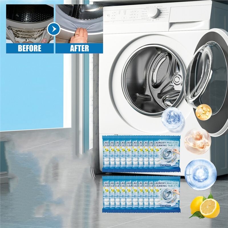 20pcs Washing Machine Detergent Tablets Deep Cleans Stubborn Dirt ...