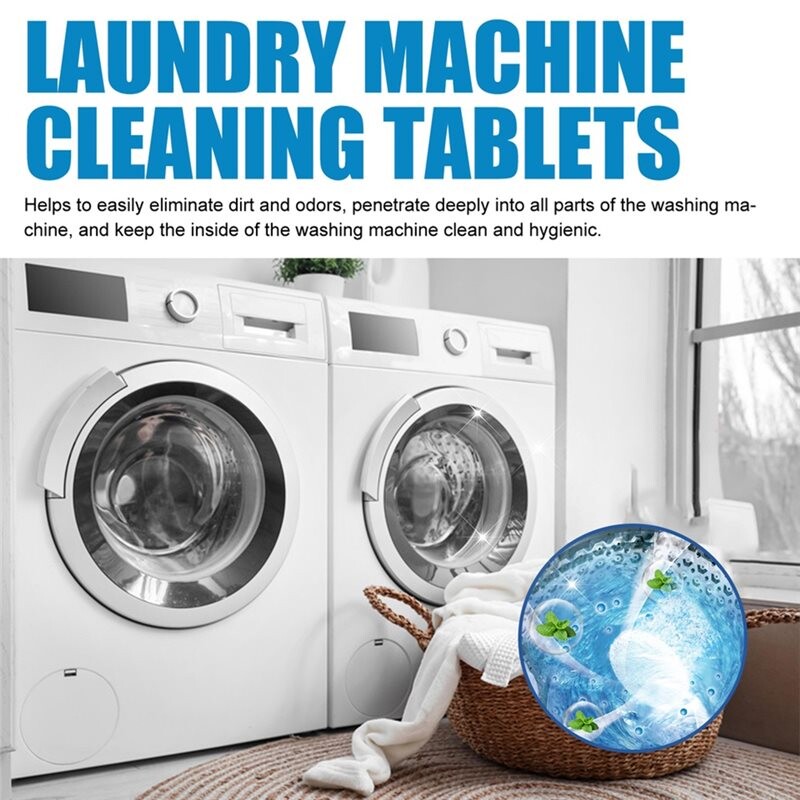 20pcs Washing Machine Detergent Tablets Deep Cleans Stubborn Dirt ...
