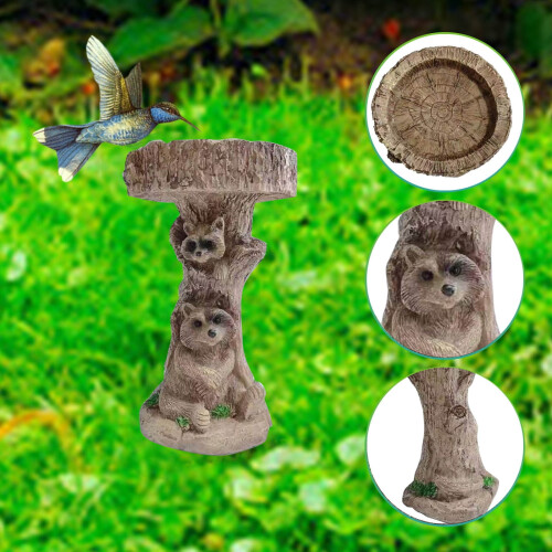 Resin Bird Feeder Garden Decor Outdoor Patio On Onbuy 2871
