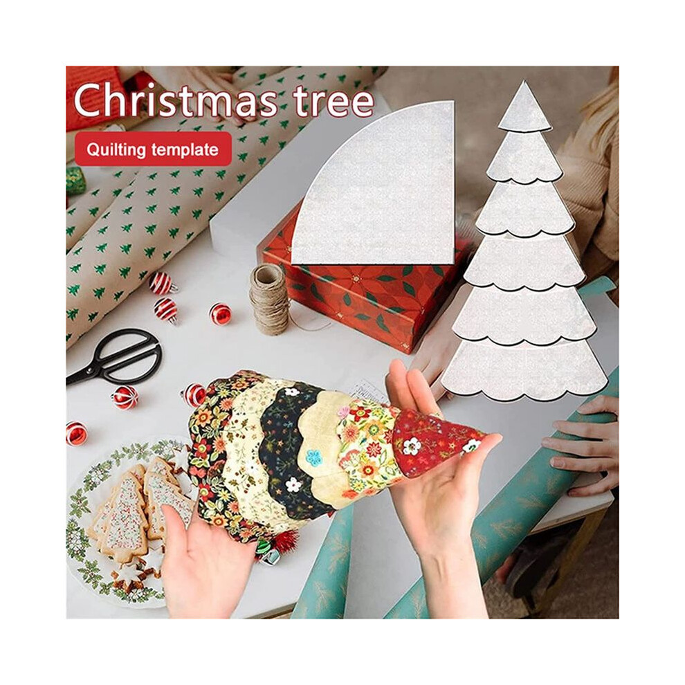 Handmade Christmas Tree Quilting Template Set Multifunctional DIY ...