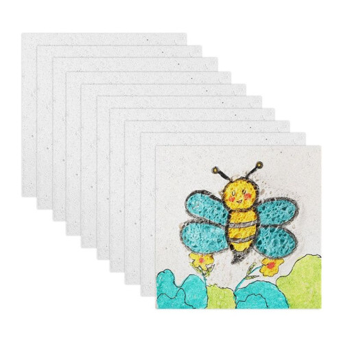 Magic Foam Texture Paper, White Cellulose Card Foam Texture Drawing ...