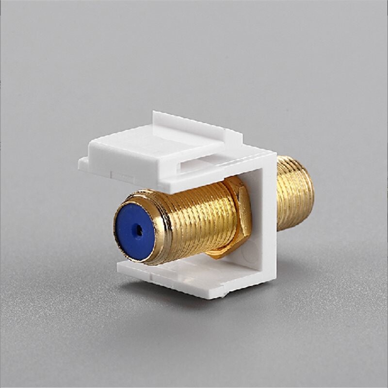 20PCS Coaxial Insert 3GHz F-Type RG6 Coax Insert Changer for Wall Plate ...