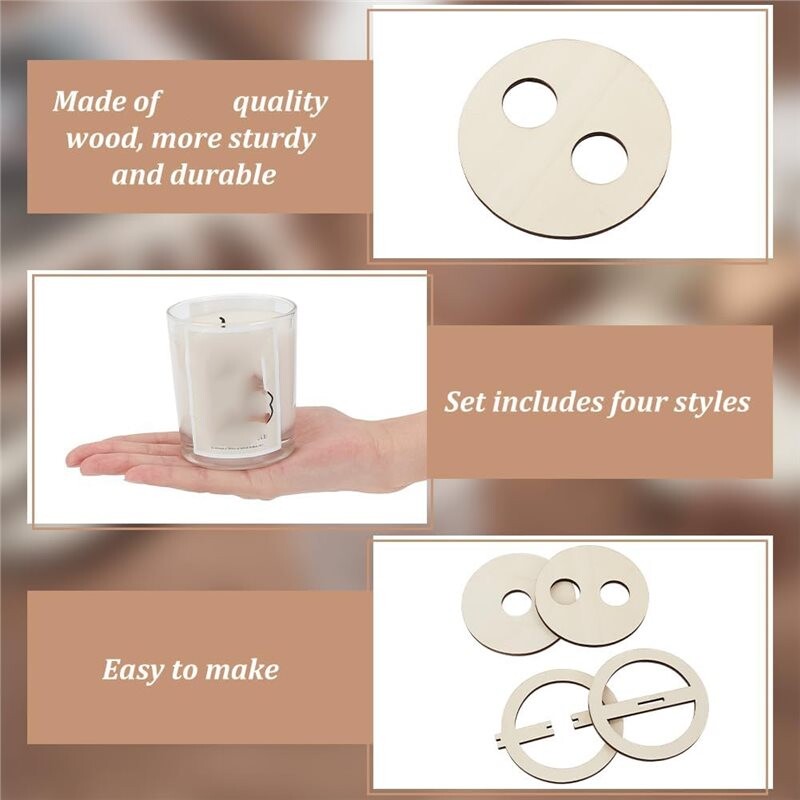 Wick Centering Tool, Wood Candle Wicks Centering Devices Wooden Wick ...