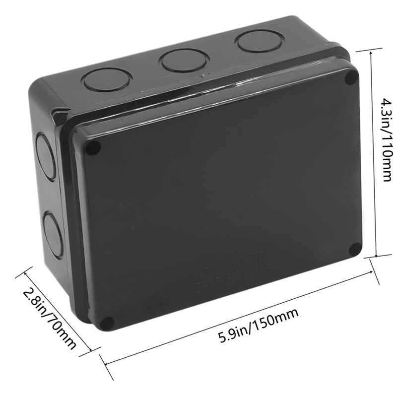 2X Electrical Box, Outdoor Waterproof Box IP65 Junction Box with ...