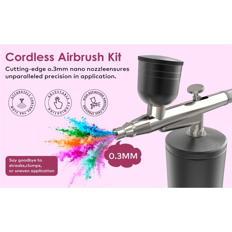 Airbrush Kit Rechargeable Cordless Airbrush Compressor,Portable ...