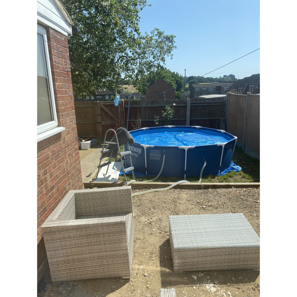 Bestway Steel Pro Swimming Pool 305x76 cm Outdoor Frame Above Ground ...